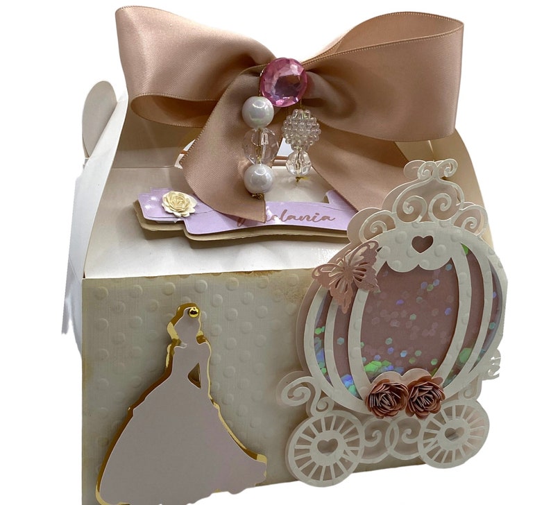 Cinderella Vintage Favor Boxes, Cinderella Favor Box, Princess Birthday ...