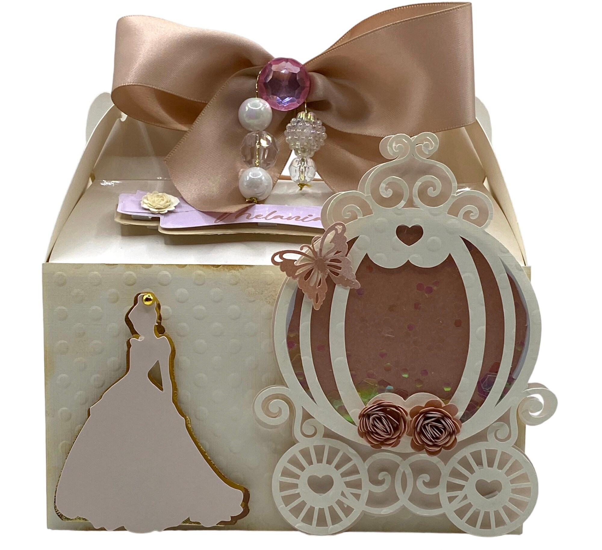 Cinderella Vintage Favor Boxes, Cinderella Favor Box, Princess Birthday Box, Princess Party ...