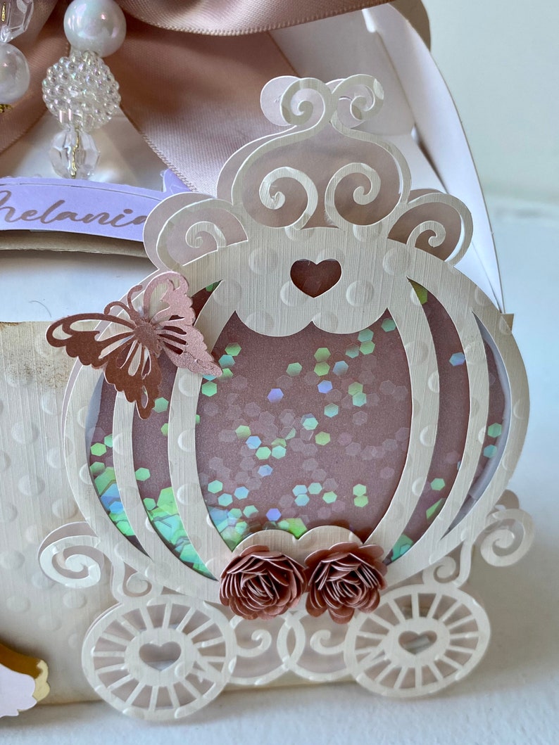 Cinderella Vintage Favor Boxes, Cinderella Favor Box, Princess Birthday ...