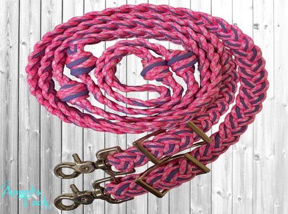 Rodeo Queen Hot Pink and Purple 8ft 9 Strand Adjustable - Etsy