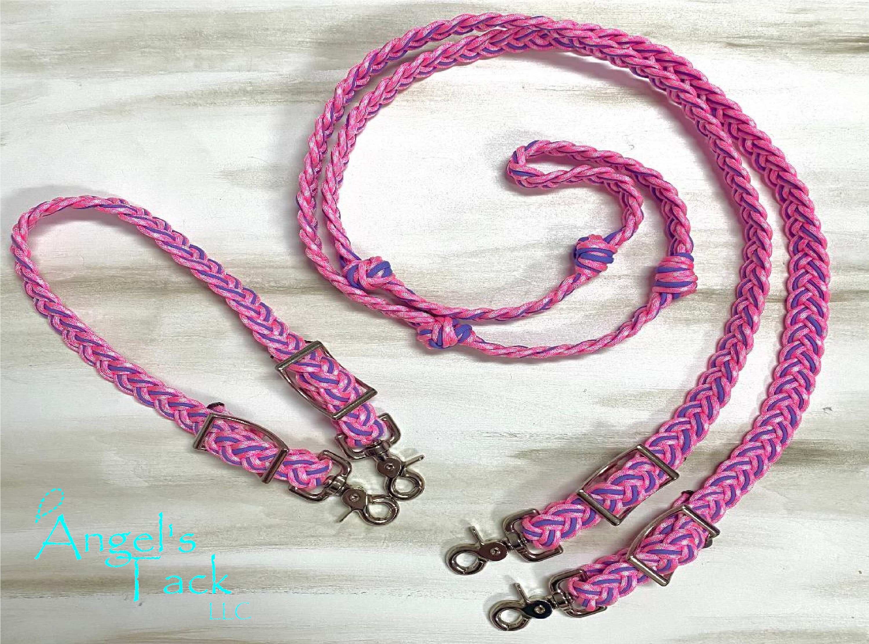 Rodeo Queen Hot Pink and Purple 8ft 9 Strand Adjustable - Etsy