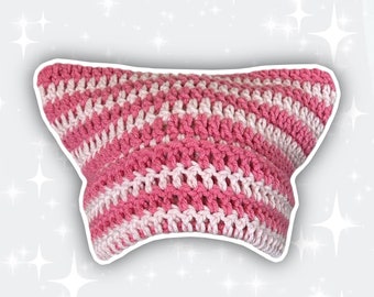 Technoblade Crochet Cat Beanie - Etsy