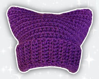 Technoblade Crochet Cat Beanie - Etsy