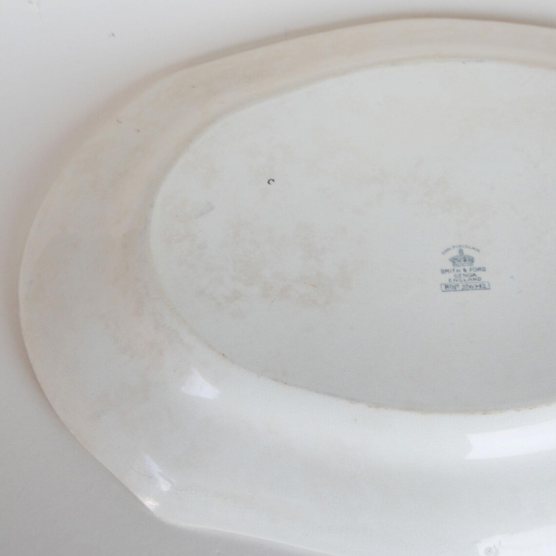 Antique Genoa Pattern Smith & Ford Transferware Platter, Made in ...