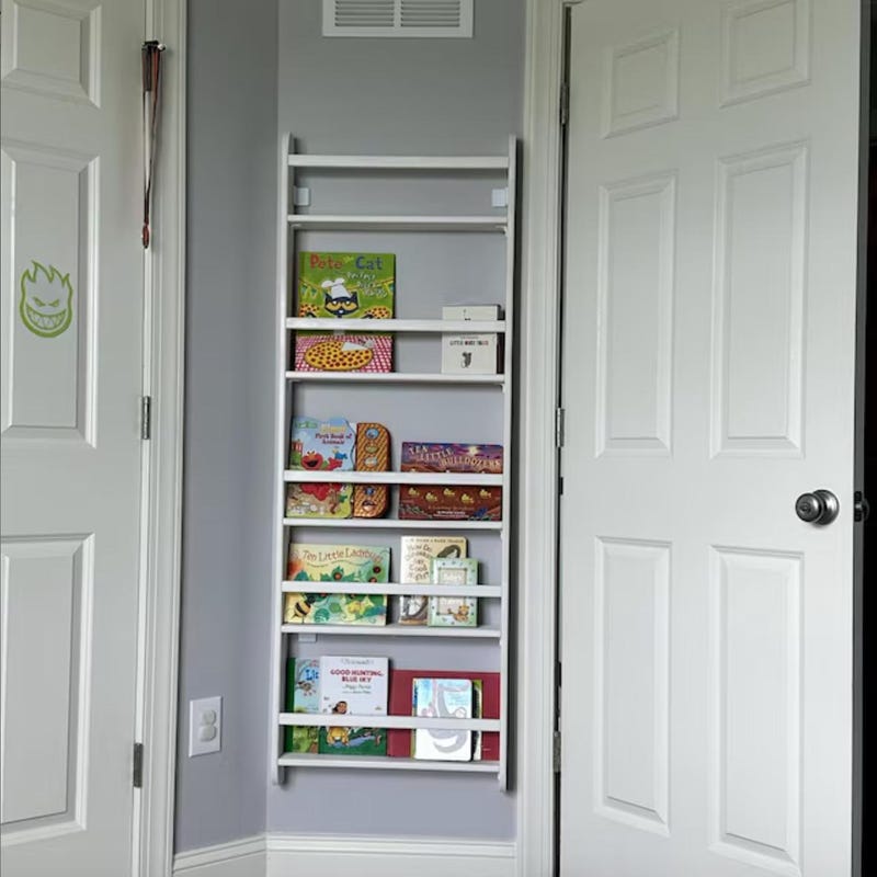 Narrow Bookshelf for Kids - Etsy