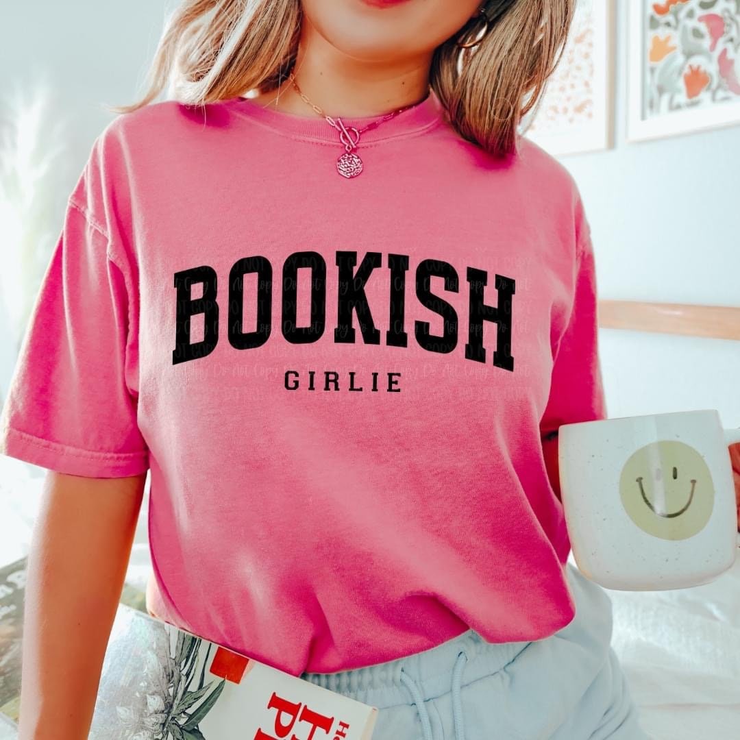 Bookish Girlie Shirt, Book Lover Shirt, in My Bookish Era Bookaholic ...
