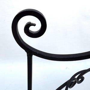 Vintage Wrought Iron Triangle Tray Plate Holder Kitchen Home Decor 18”x ...