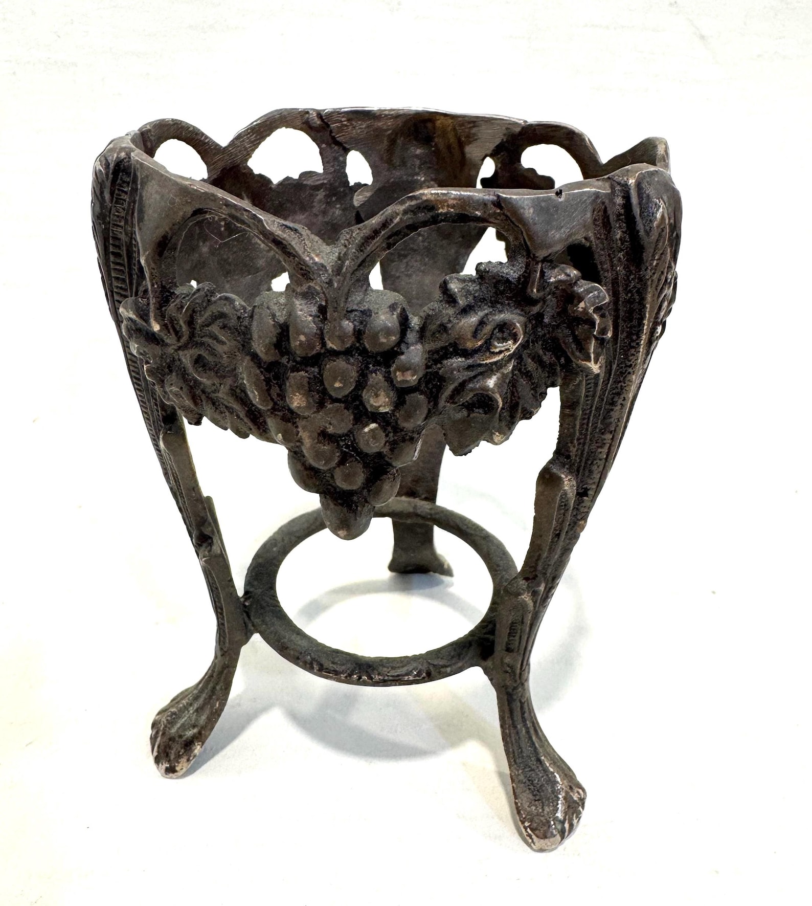 Vintage Solid Brass Grapevine Stand Holder 6” X 4” - Etsy