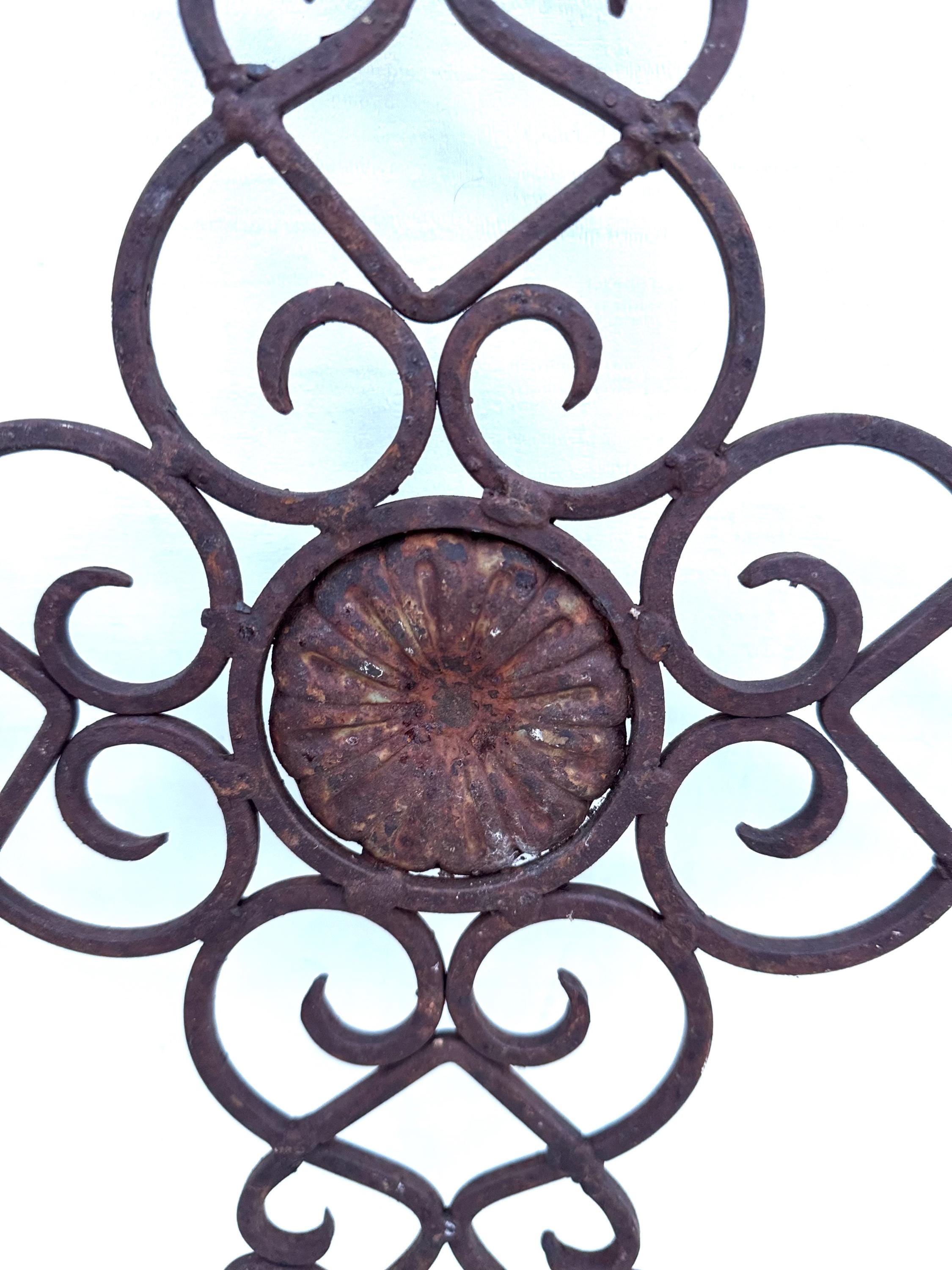 Vintage Wrought Iron Rustic Style Cross 24” X 16” - Etsy