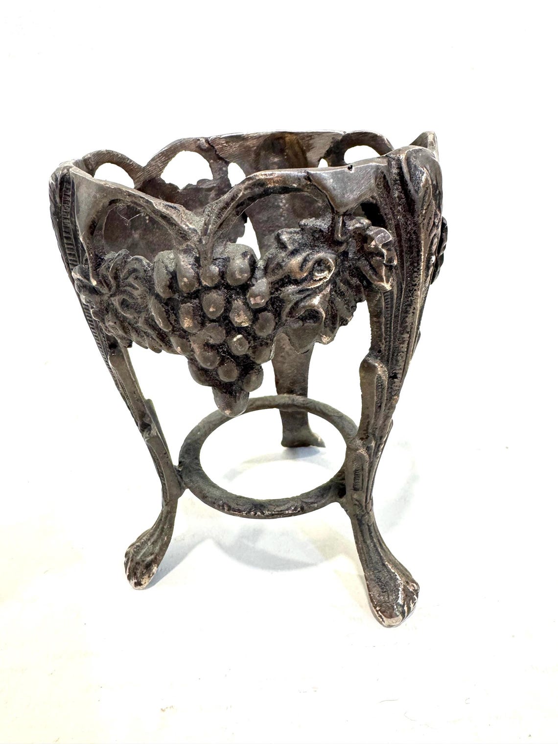 Vintage Solid Brass Grapevine Stand Holder 6” X 4” - Etsy