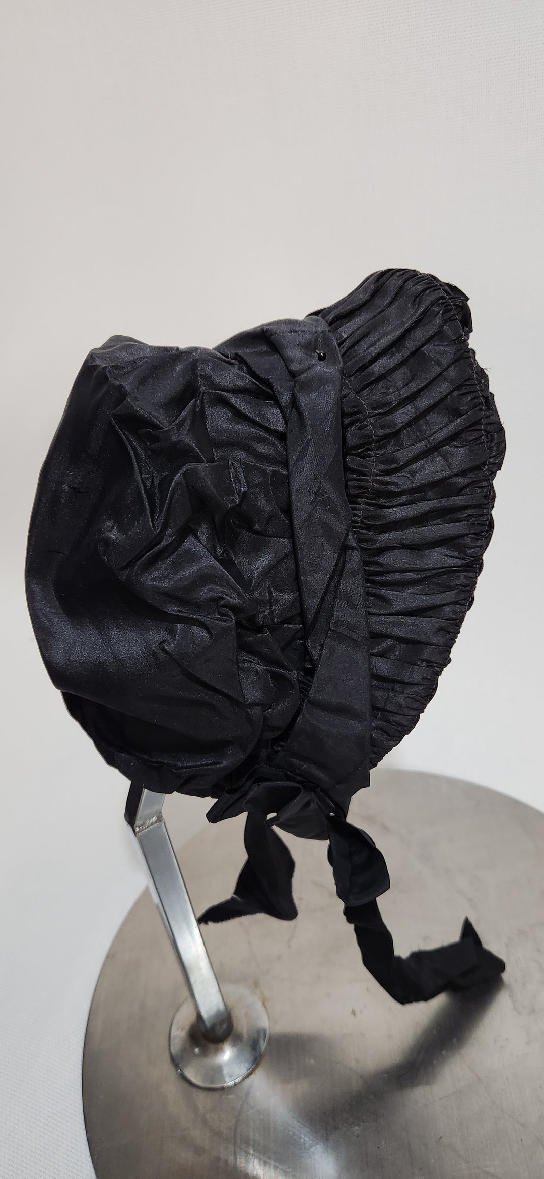 Late 1700's Century Collectible Very Rare to Find Black Silk Handmade ...