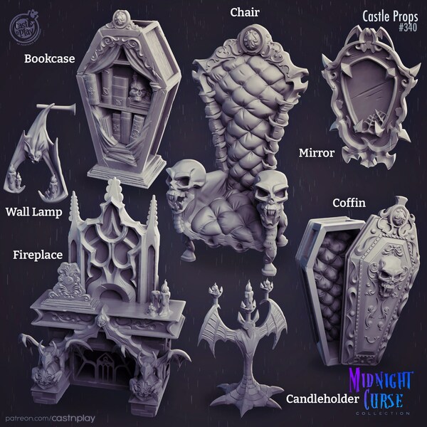 3d Printed Terrain Props - Etsy