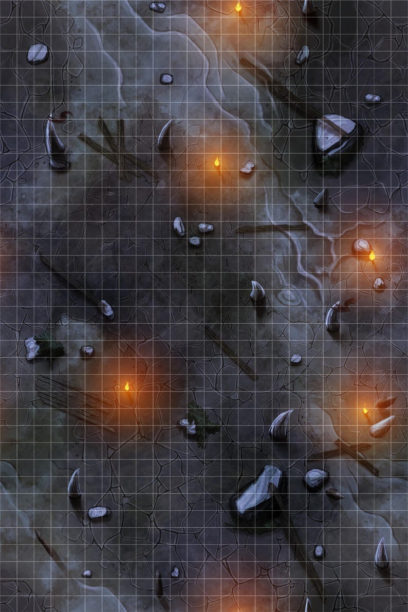 Orc Badlands Battle Mat | Terrain Essentials | Cast 'n Play | 1 Inch ...
