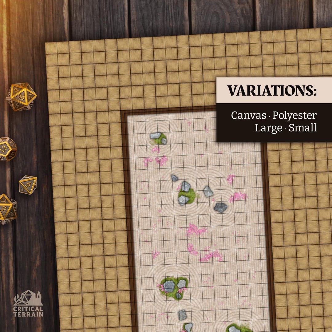 Oriental Temple Battle Mats | Terrain Essentials | Cast 'n Play | 1 ...