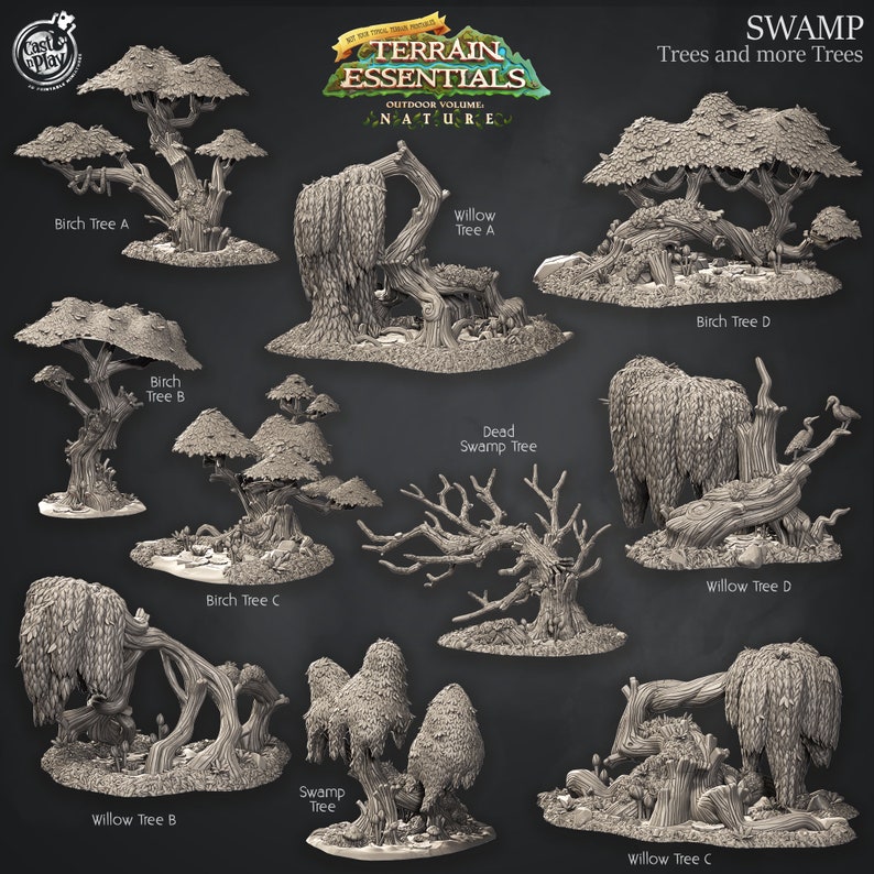 Swamp Terrain | Trees and More Trees | Terrain Essentials | Cast 'n ...