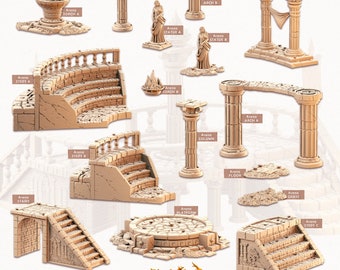 Modular Platforms Antique Greek Terrain Essentials Exteriors Cast 'n ...