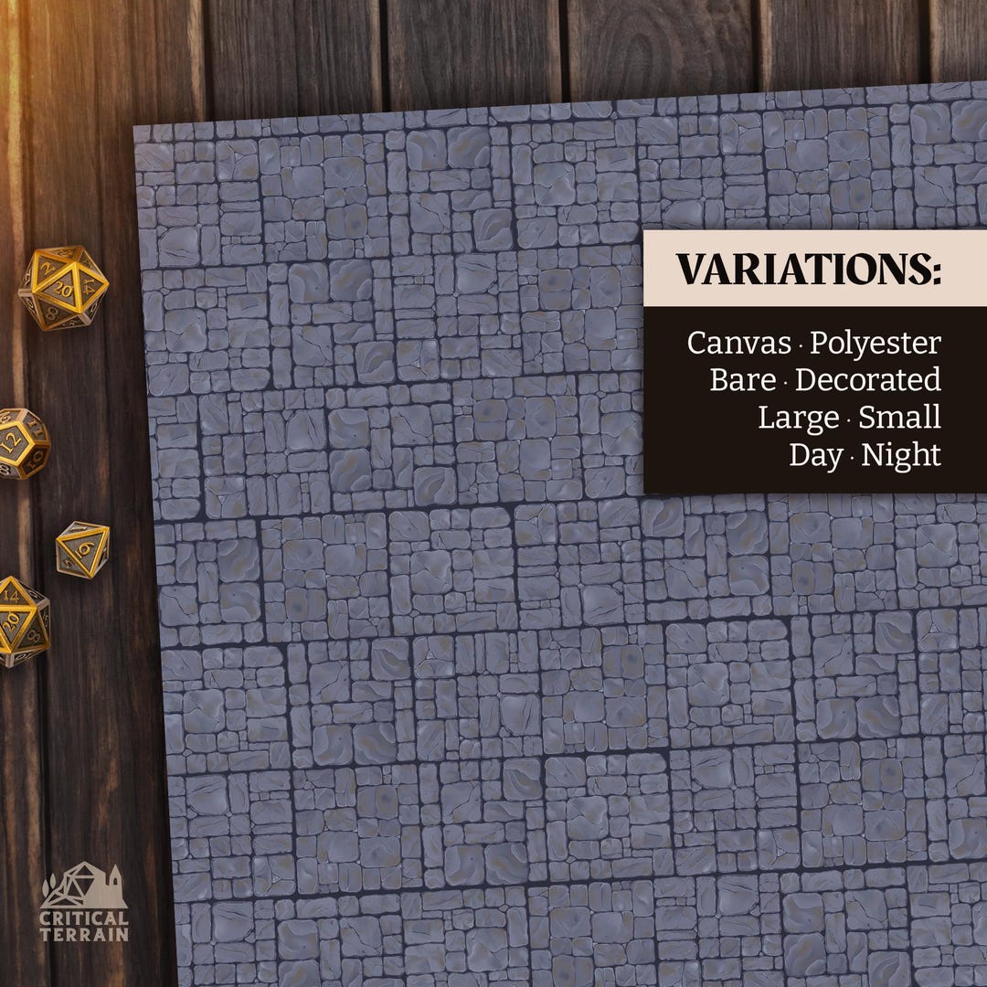 Dwarven City Battle Mat | Terrain Essentials | Cast 'n Play | 1 Inch ...