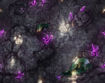 Dnd Cave Battle Mat - Etsy