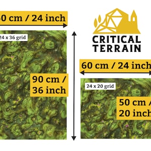 Swamp Battle Mat | Terrain Essentials | Cast 'n Play | 1 Inch Grid ...