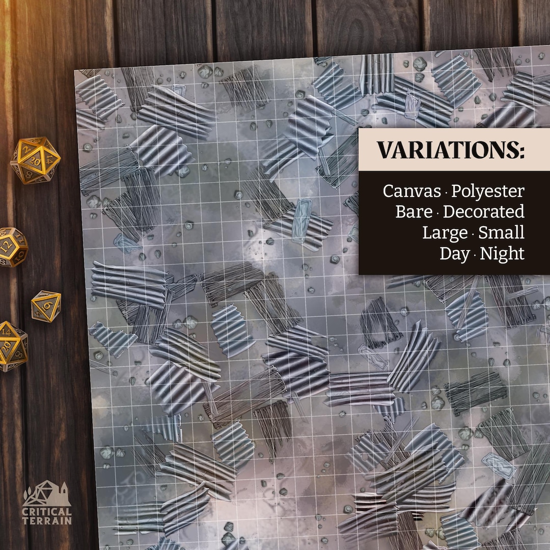 Apocalypse City Battle Mat | Terrain Essentials | Cast 'n Play | 1 Inch ...