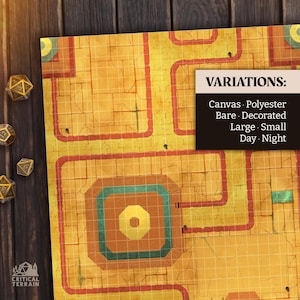 Aztec Temple Battle Map - Etsy