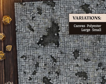 Jungle Battle Mat | Terrain Essentials | Cast 'n Play | 1 Inch Grid ...