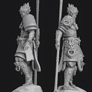 Black Myth Wukong STL File for 3D Printing Wukong Figure Collectables ...