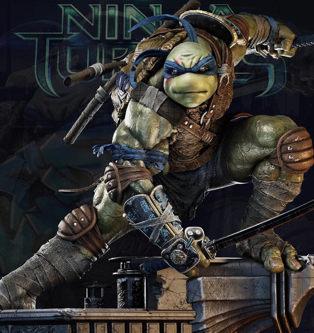 Leonardo TMNT Collectible Figurine 3D Printed Resin Statue Detailed ...