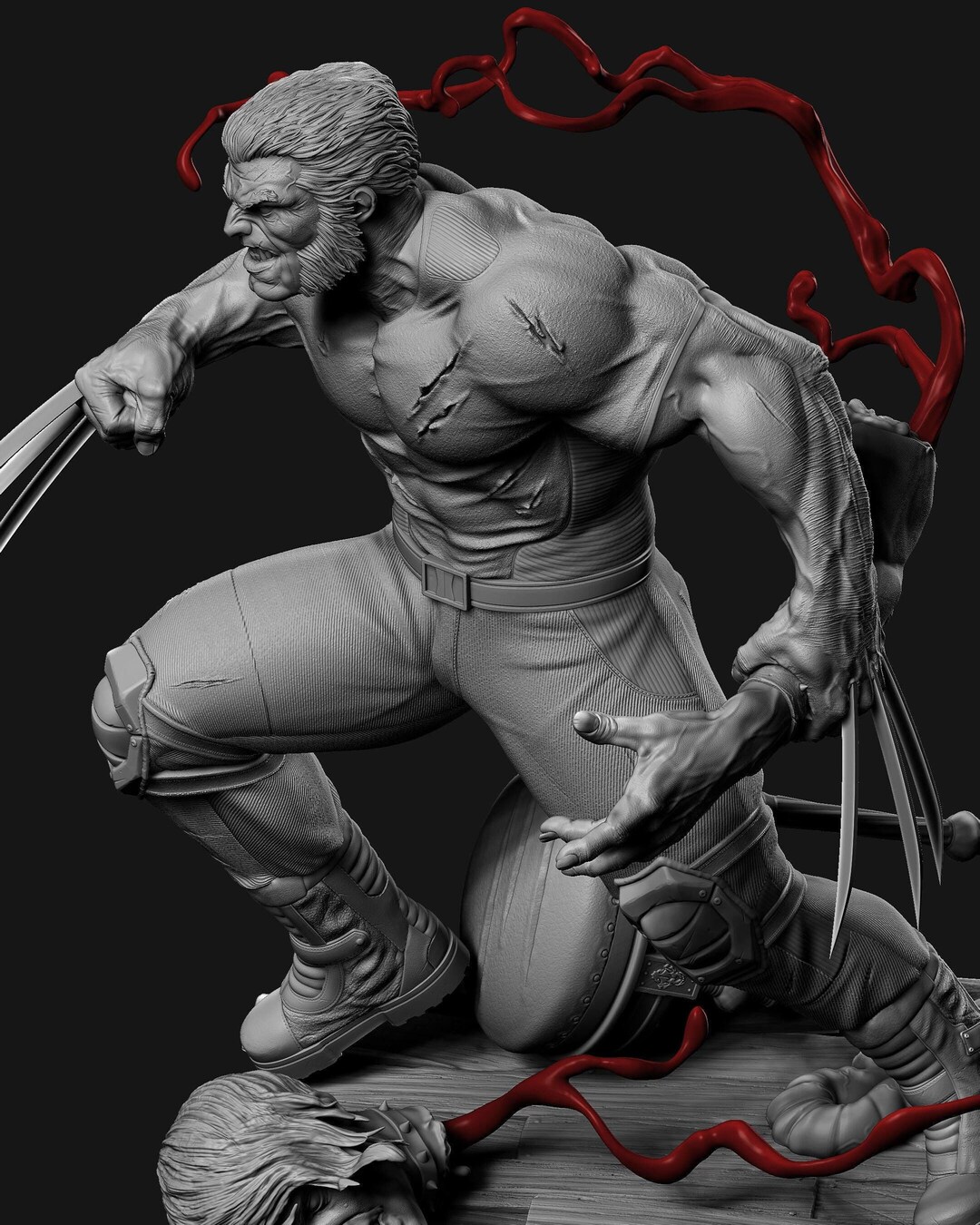 Old Logan Wolverine Premium STL Files 3D Print Model Set Highly ...