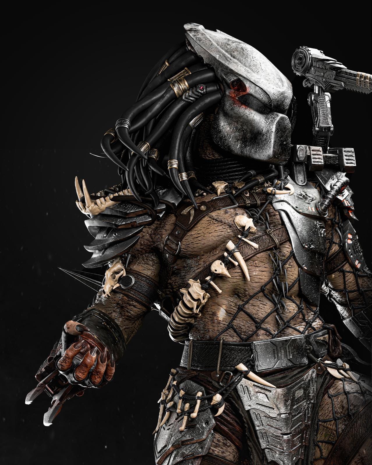 Predator Hand-painted Collectible Figurine Predator Figure Collectables ...