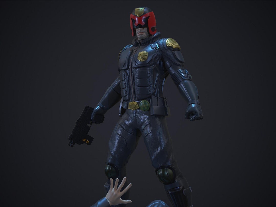 Judge Dredd Collectible Figurine High-quality Detailed Statue Perfect ...