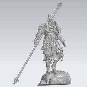 Black Myth Wukong STL File for 3D Printing Wukong Figure Collectables ...