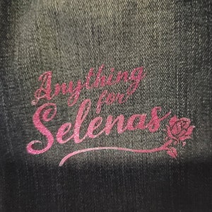 Anything for Selenas Iron on Decal - Etsy