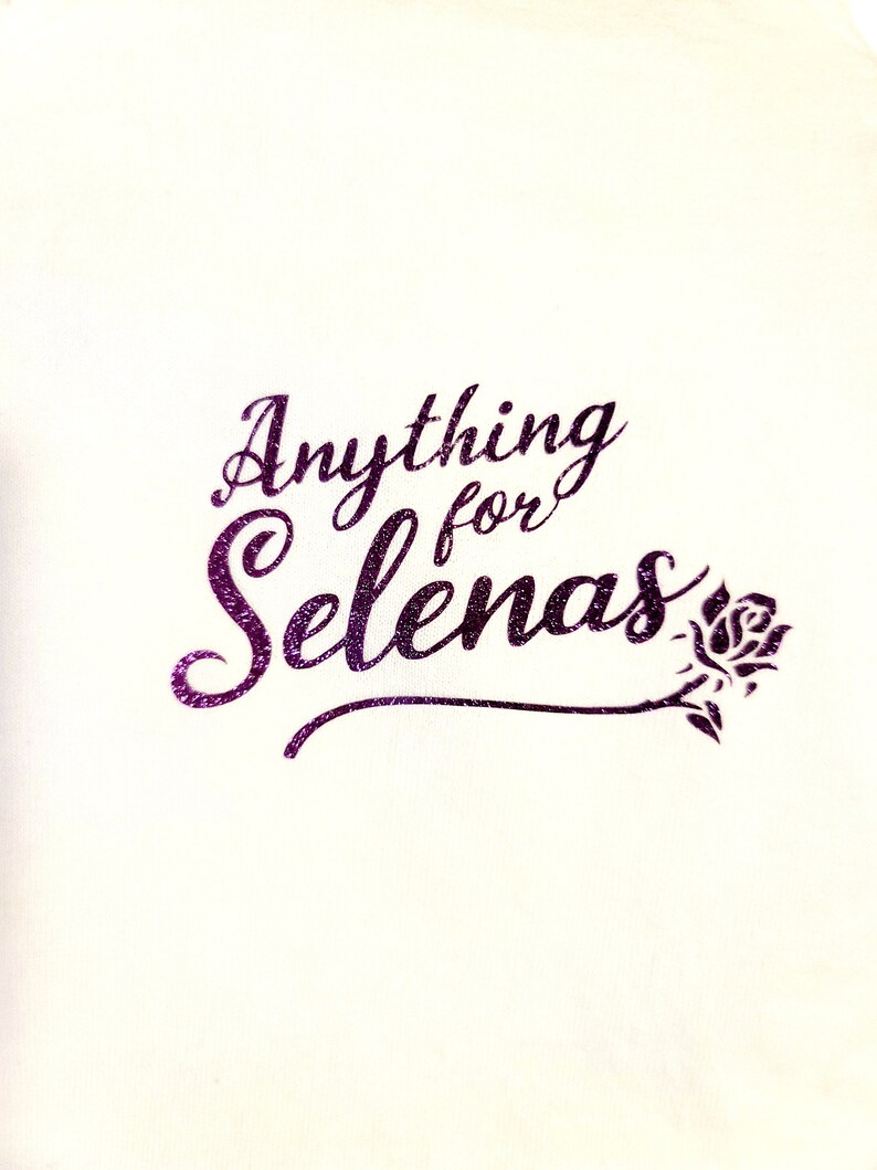 Anything for Selenas Iron on Decal - Etsy