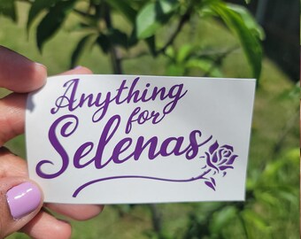 Anything for Selenas Iron on Decal | Etsy