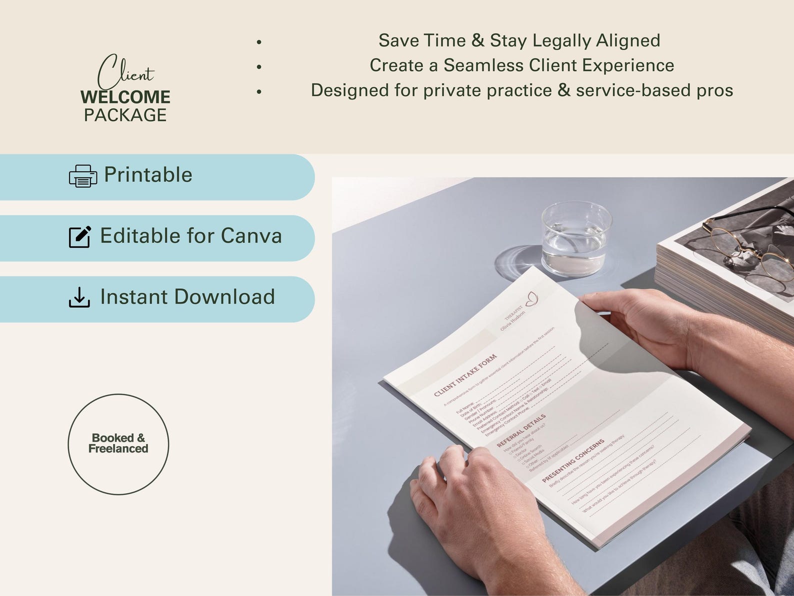 Therapy Terms of Engagement Template – Editable Contract for Therapists ...
