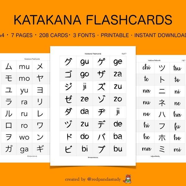 Kanji Flashcards Printable - Etsy