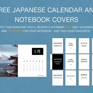 Japanese Starter Pack for Language Learning Hiragana Katakana Kanji ...