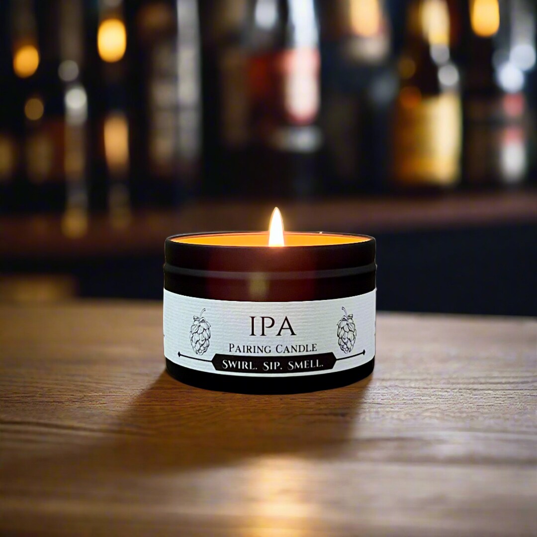 IPA Beer Pairing Candle, Beer Gift, Beer Lover, Soy Wax, Hand-poured ...