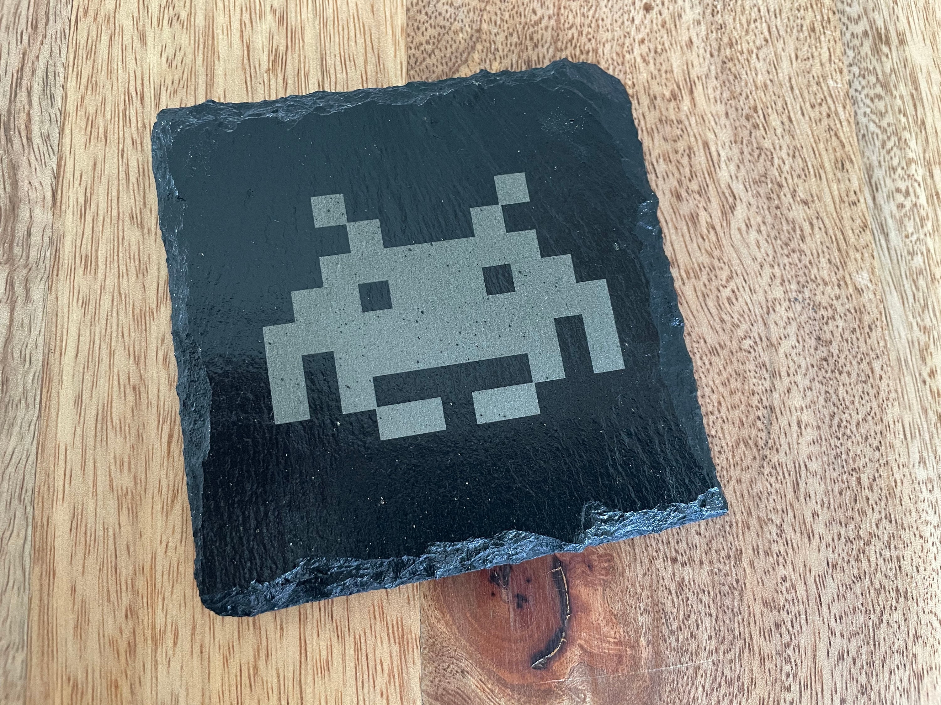 Space Invaders Slate Coaster Set / Retro Arcade Games FREE SHIPPING - Etsy