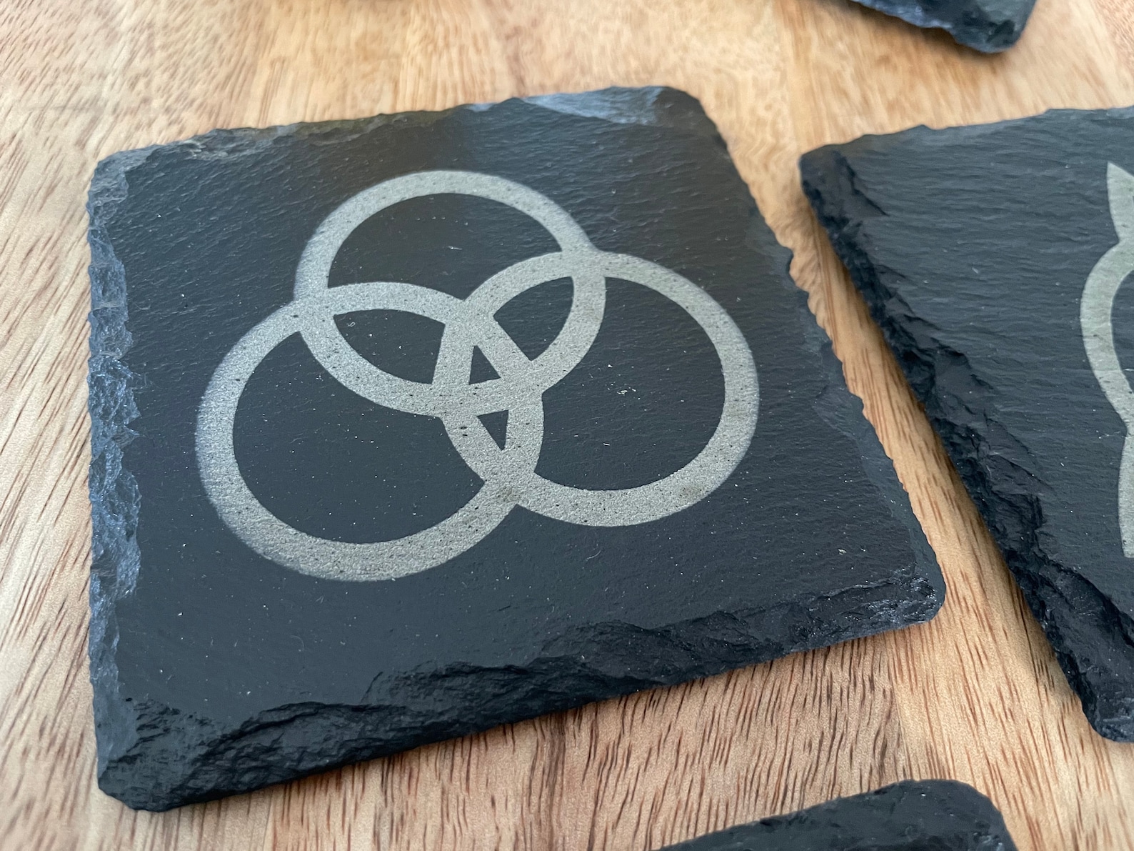 Led Zeppelin Runes Slate Coaster Set / Rock N Roll Art FREE - Etsy Norway