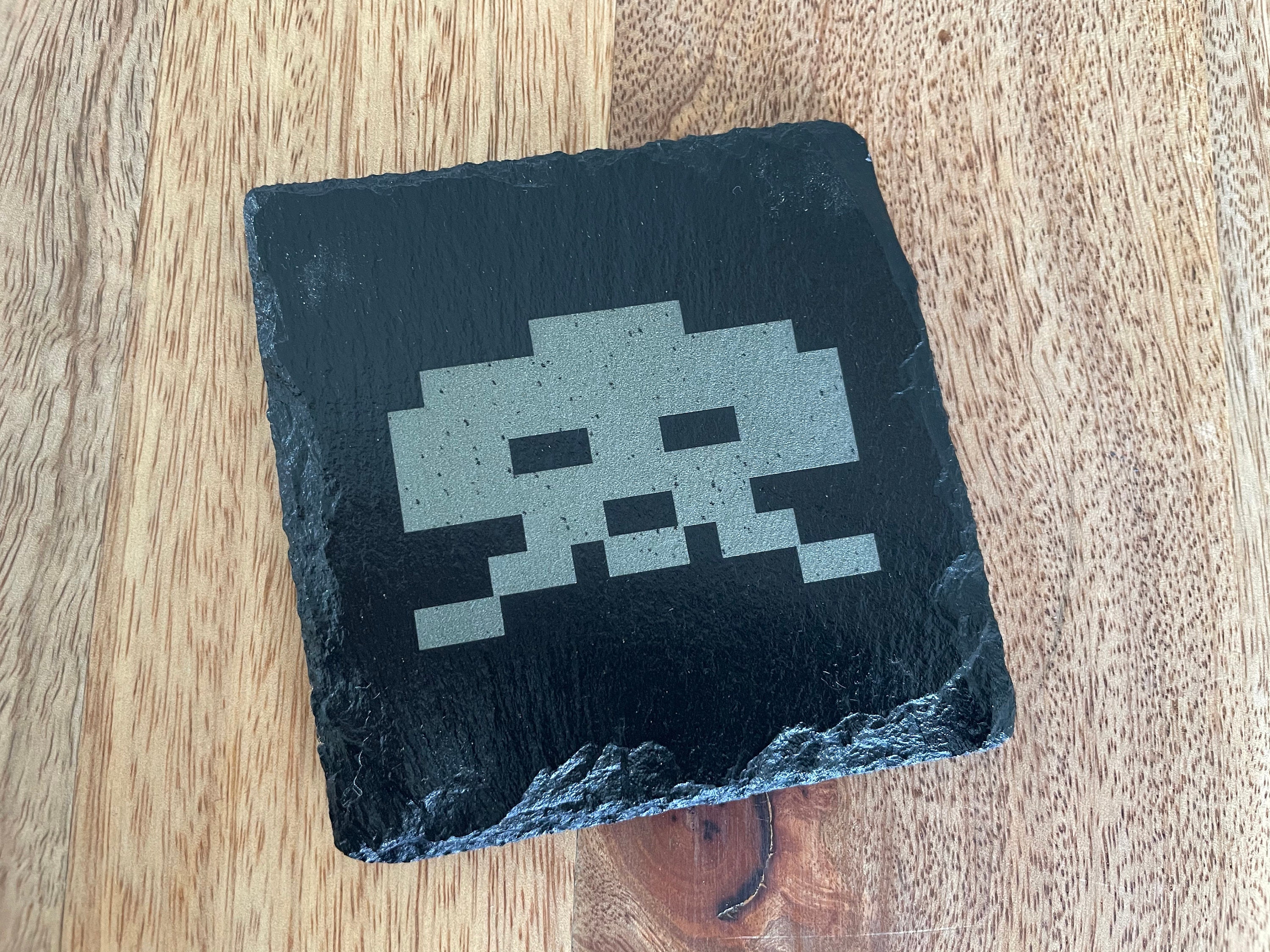Space Invaders Slate Coaster Set / Retro Arcade Games FREE SHIPPING - Etsy