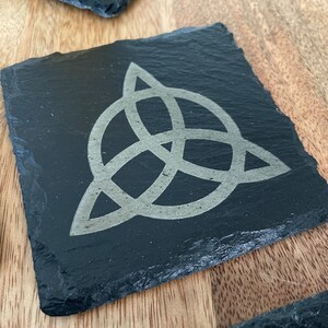 Led Zeppelin Runes Slate Coaster Set / Rock N Roll Art FREE SHIPPING ...