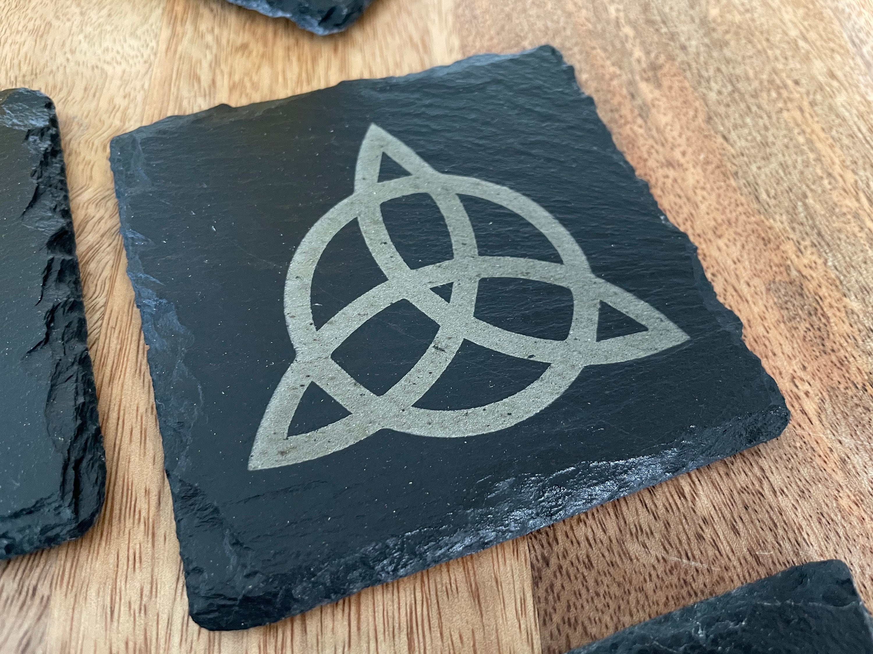 Led Zeppelin Runes Slate Coaster Set / Rock n Roll Art | Etsy