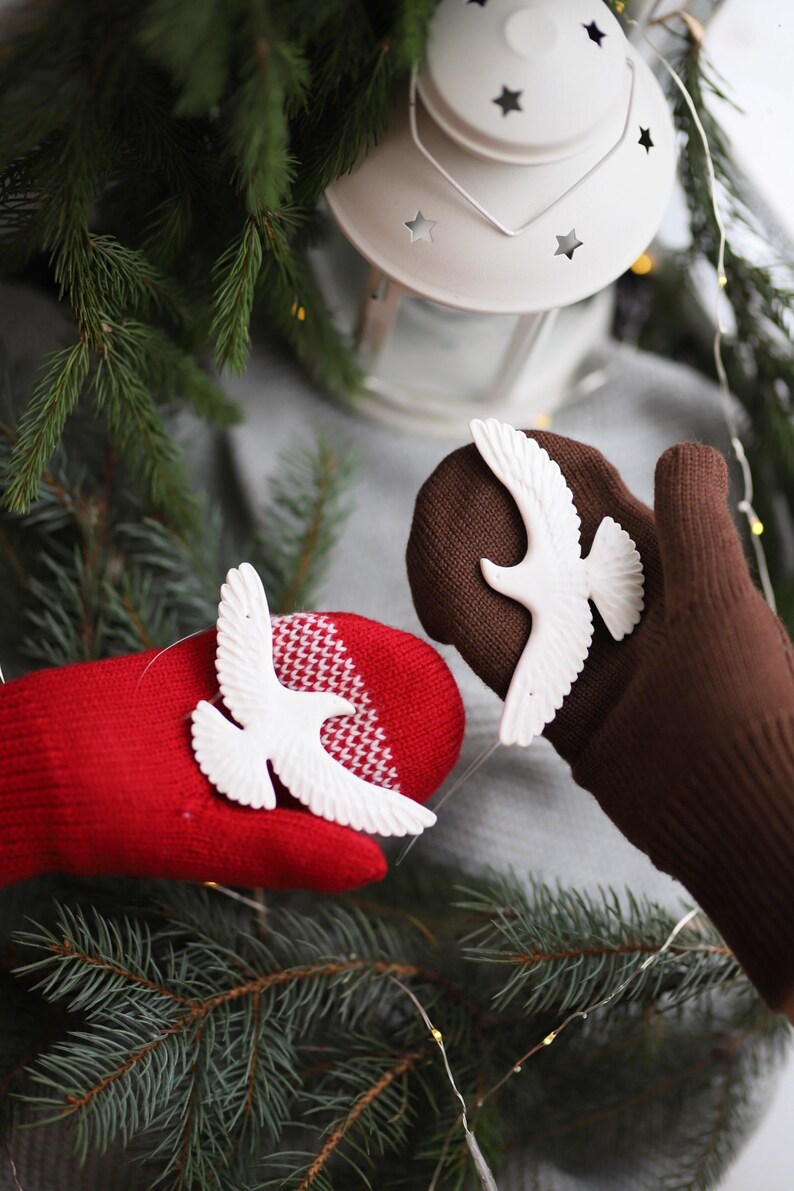 Friendship Turtle Doves Ornaments Christmas Tree Ornament - Etsy