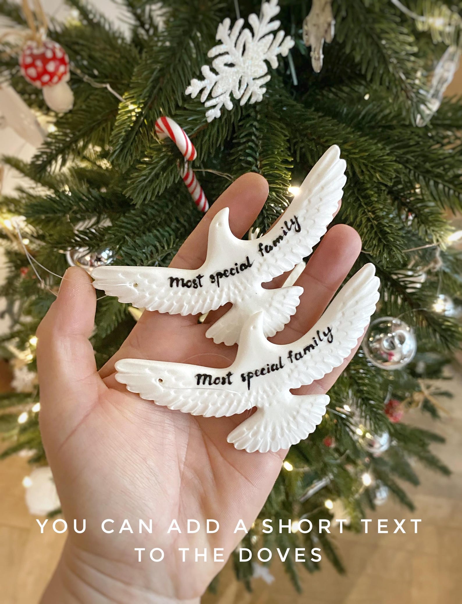 Friendship Turtle Doves Ornaments Christmas Tree Ornament - Etsy