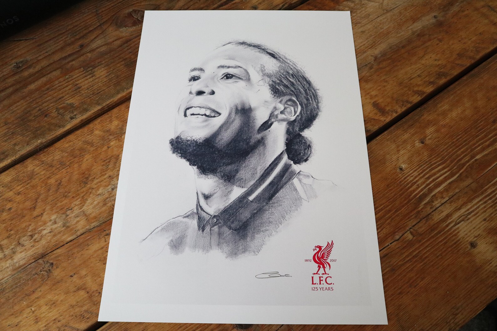 Stampa Virgil van Dijk Lfc Fine art - Etsy Italia