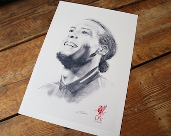 Virgil Van Dijk Art - Etsy