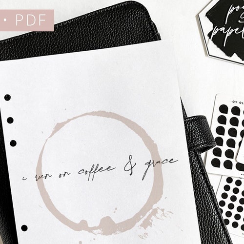 A5 Planner Dashboard Printable Planner Dashboard Minimalist | Etsy