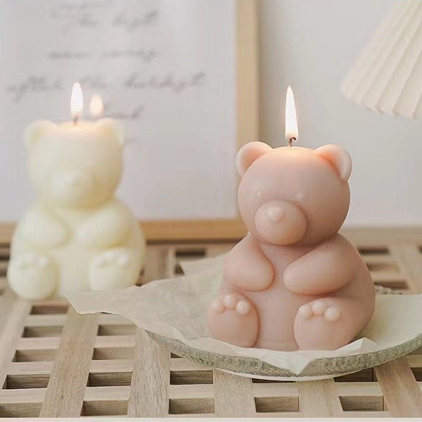 Bear Candle - Etsy